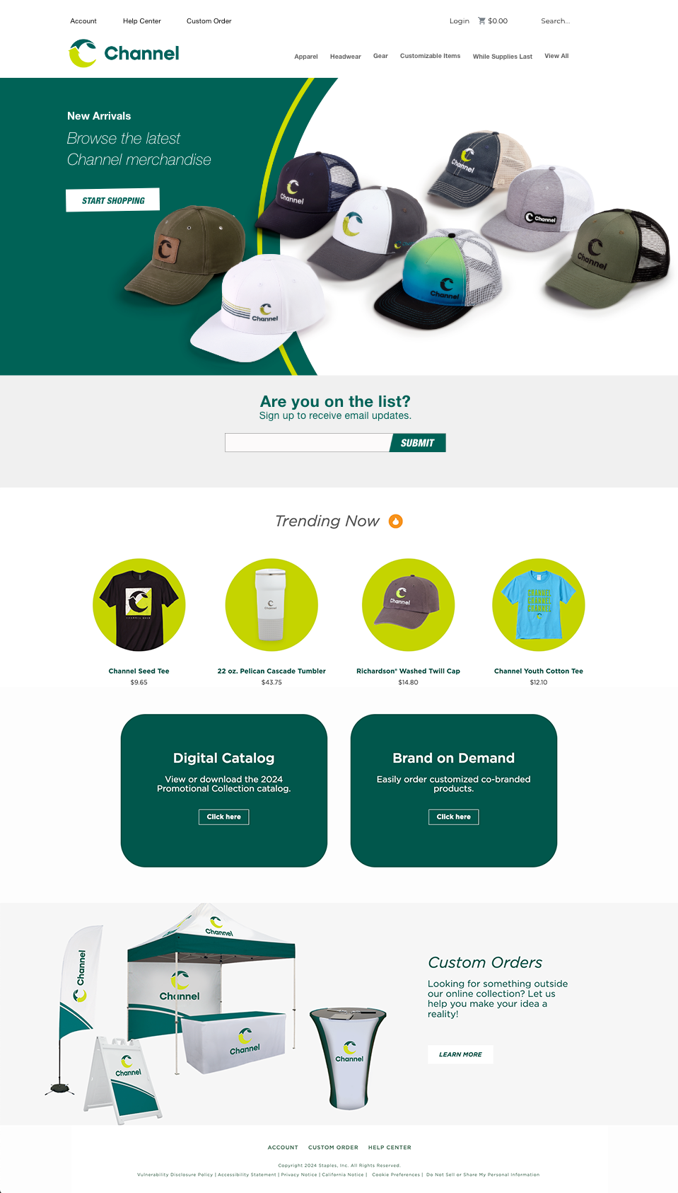 Channel Site Redesign